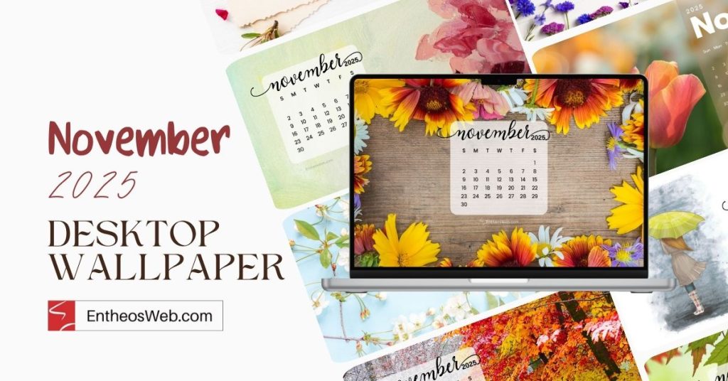 November 2025 Calendar Desktop Wallpaper Backgrounds | EntheosWeb