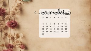 November 2025 Calendar Desktop Wallpaper Backgrounds | EntheosWeb