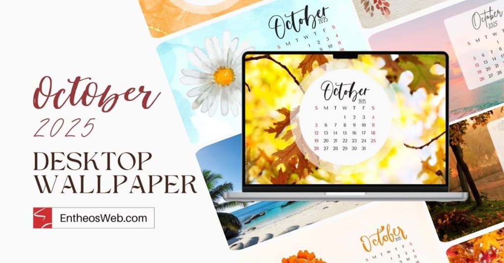 October Calendar Desktop Wallpaper Backgrounds | EntheosWeb