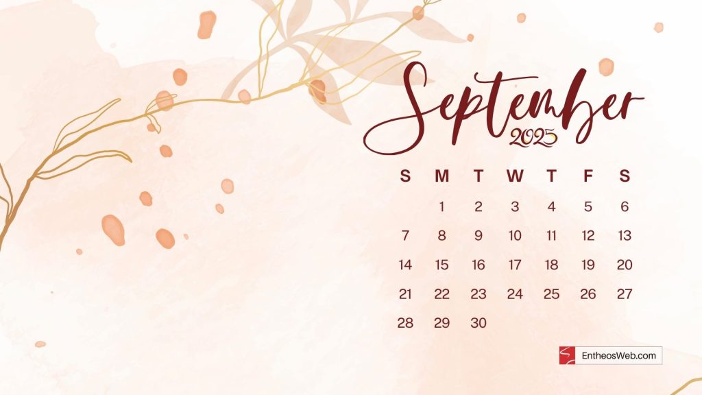 September Calendar Desktop Wallpaper Backgrounds | EntheosWeb