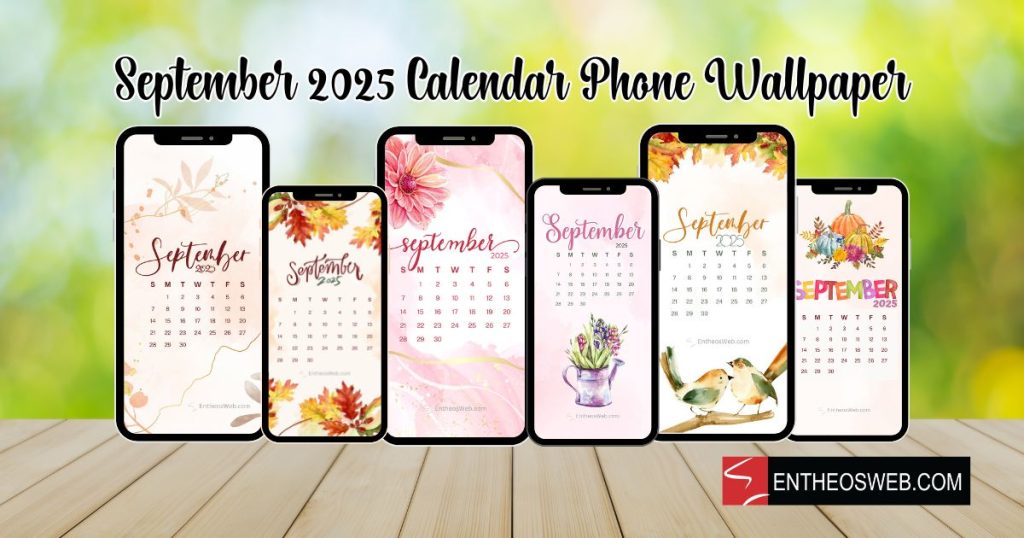 September 2025 Calendar Phone Wallpaper » EntheosWeb
