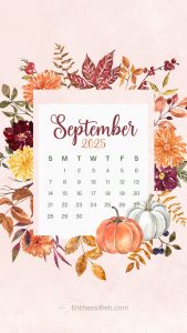 September 2025 Calendar Phone Wallpaper » EntheosWeb