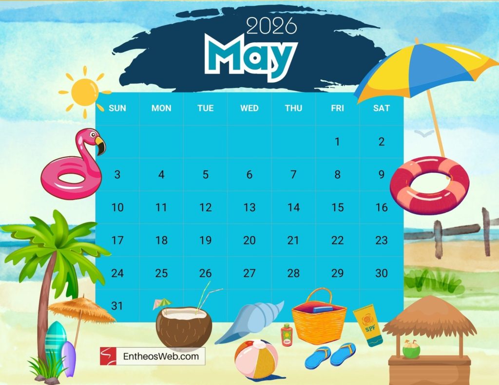May Calendars & Wallpapers for 2026 | EntheosWeb