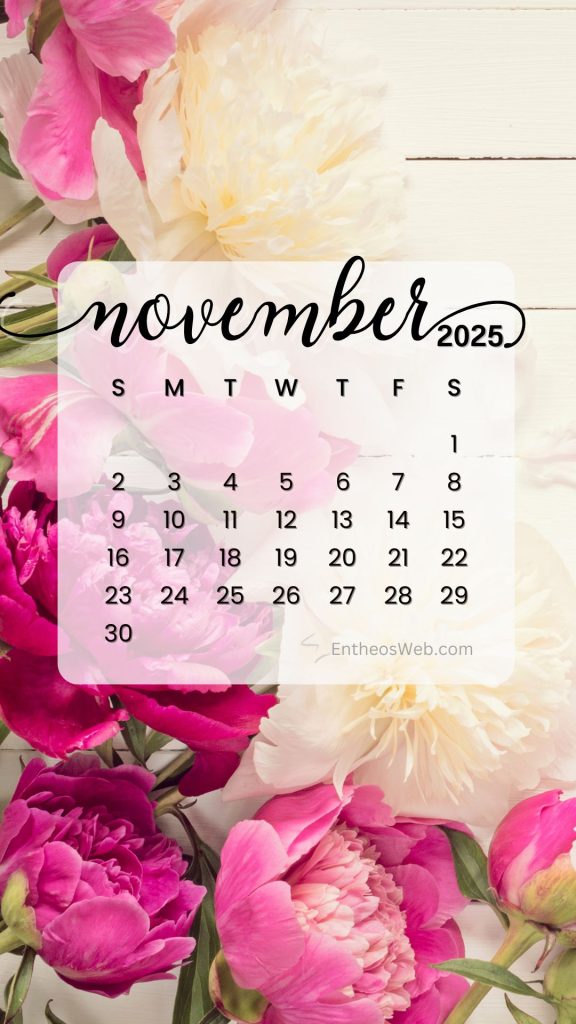 November 2025 Calendar Phone Wallpapers » EntheosWeb
