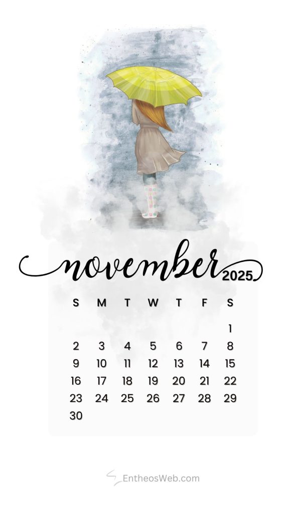 November 2025 Calendar Phone Wallpapers » EntheosWeb