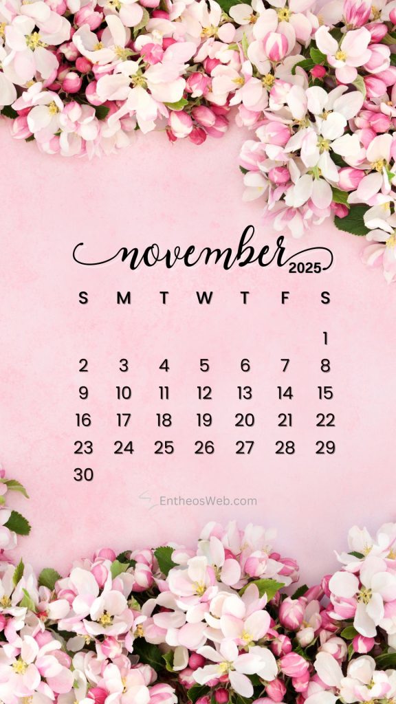 November 2025 Calendar Phone Wallpapers » EntheosWeb