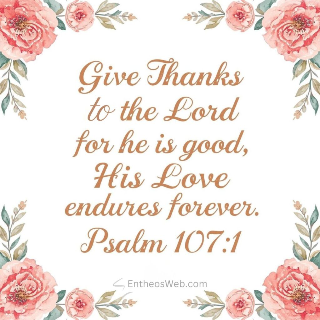 Christian Happy Thanksgiving Wishes with a Bible Verse | EntheosWeb
