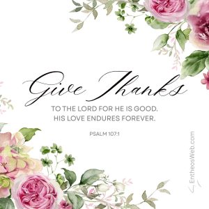 Christian Happy Thanksgiving Wishes with a Bible Verse | EntheosWeb