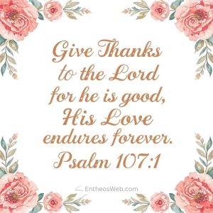 Christian Happy Thanksgiving Wishes with a Bible Verse | EntheosWeb