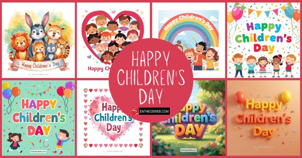 Happy Children’s Day Social Media Graphics | EntheosWeb