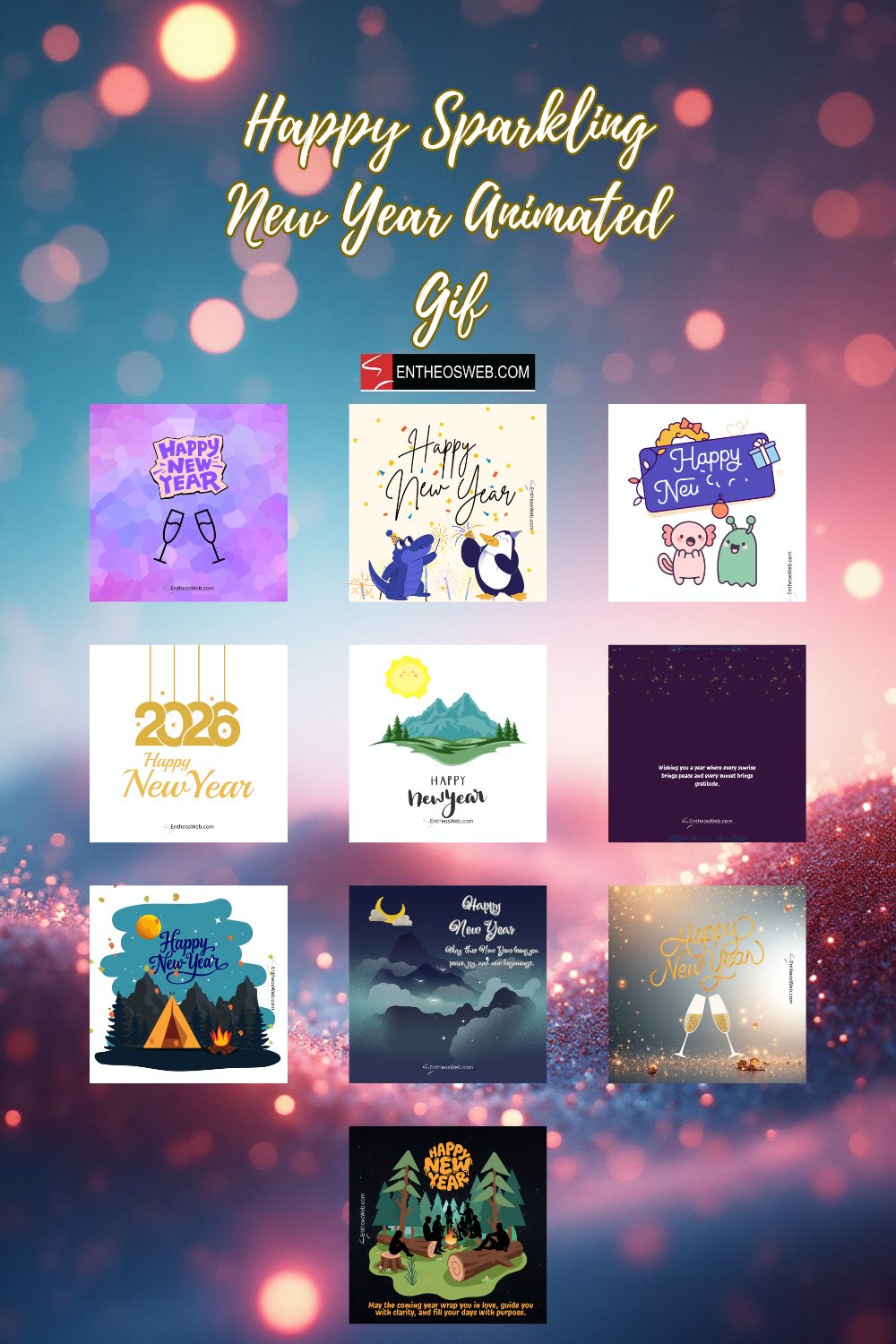 Happy New Year Gif Animated Greetings | EntheosWeb