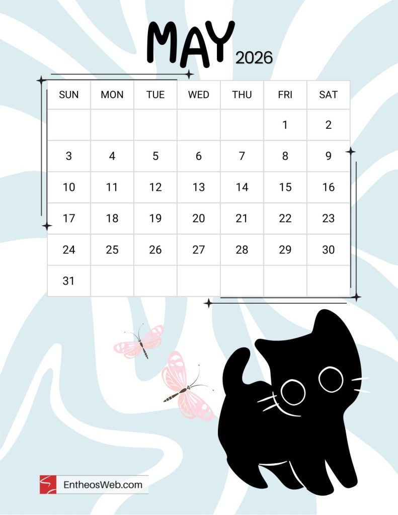 May Calendars & Wallpapers for 2026 | EntheosWeb