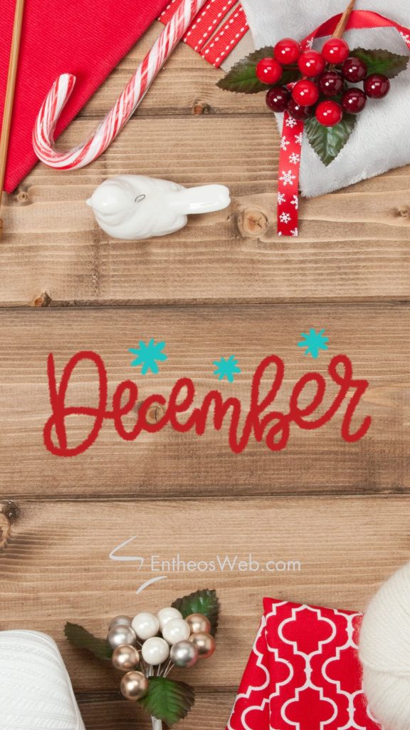 Hello December Phone Wallpaper Backgrounds | EntheosWeb