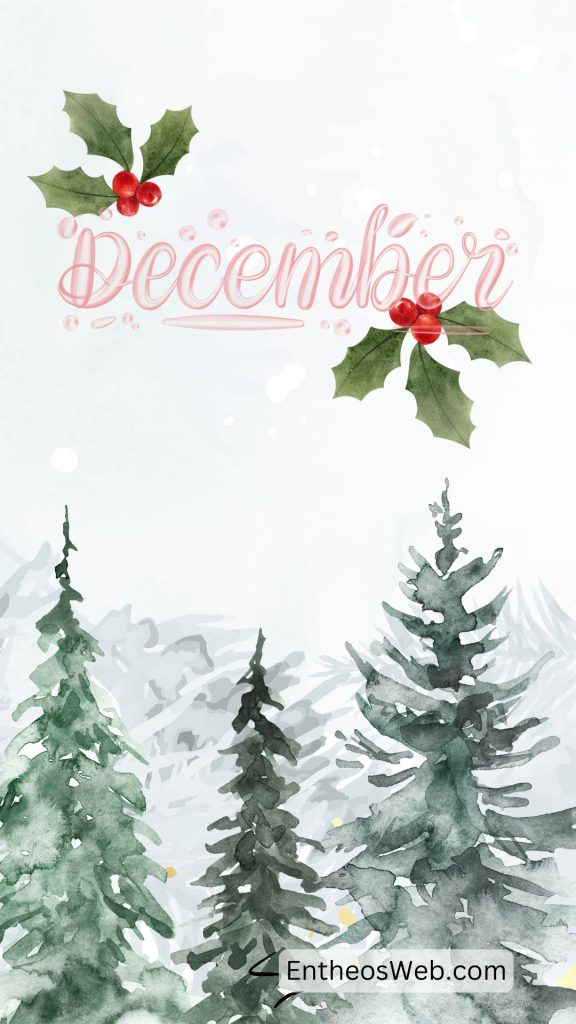 Hello December Phone Wallpaper Backgrounds | EntheosWeb