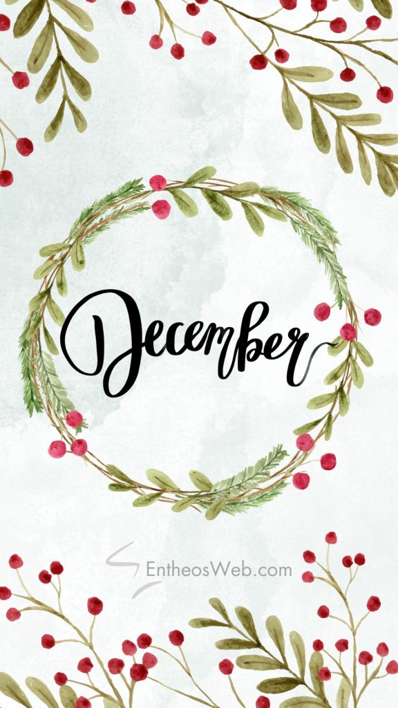 Hello December Phone Wallpaper Backgrounds | EntheosWeb