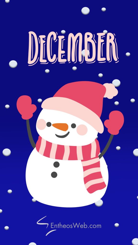 Hello December Phone Wallpaper Backgrounds | EntheosWeb