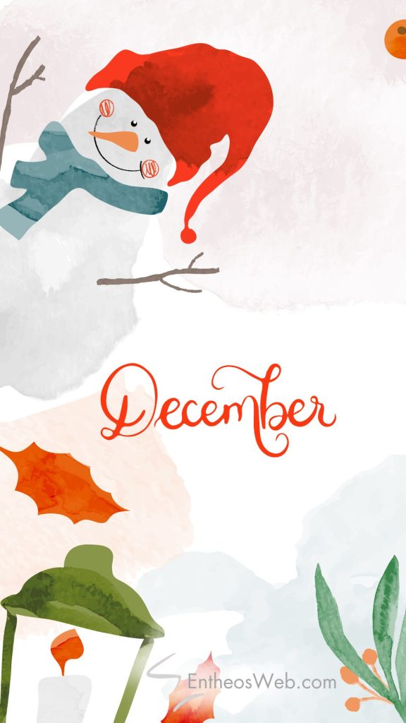 Hello December Phone Wallpaper Backgrounds | EntheosWeb