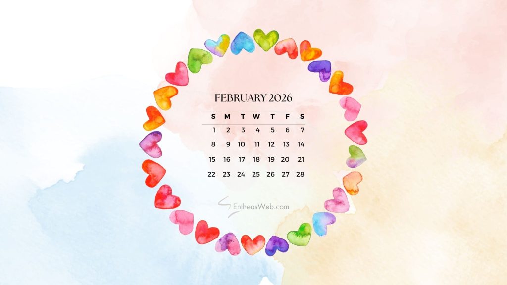 February 2026 Desktop Wallpaper Calendars | EntheosWeb