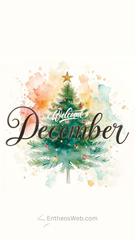 Hello December Phone Wallpaper Backgrounds | EntheosWeb