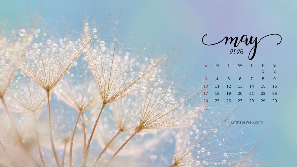 May Calendars & Wallpapers for 2026 | EntheosWeb