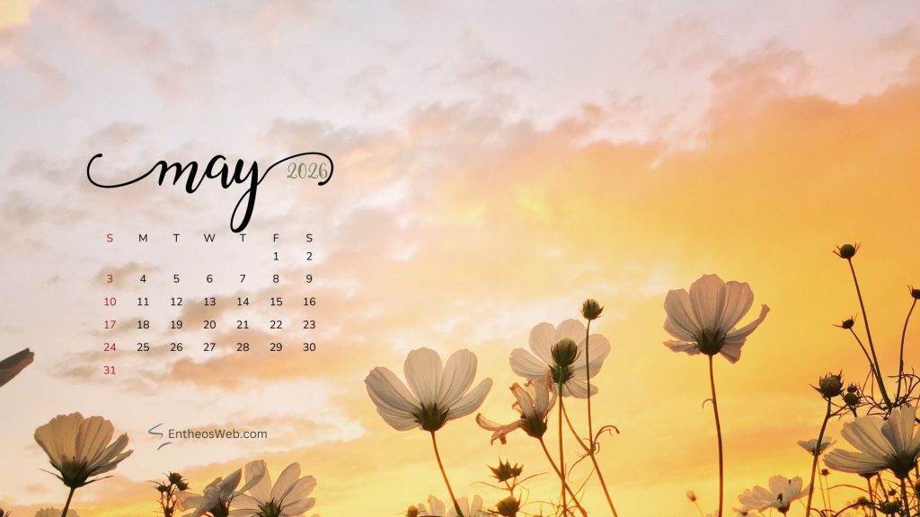 May Calendars & Wallpapers for 2026 | EntheosWeb