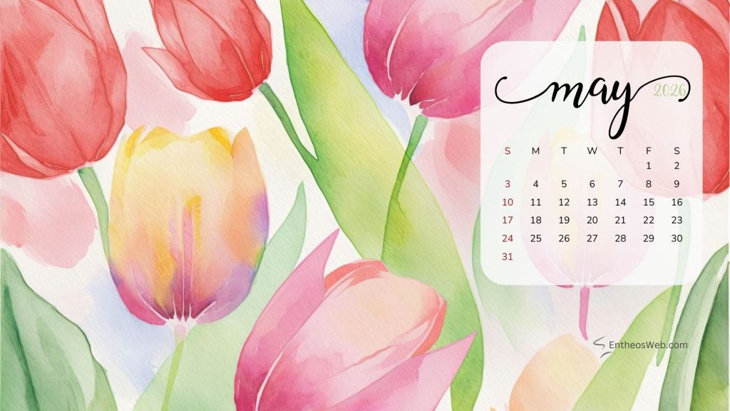 May Calendars & Wallpapers for 2026 | EntheosWeb
