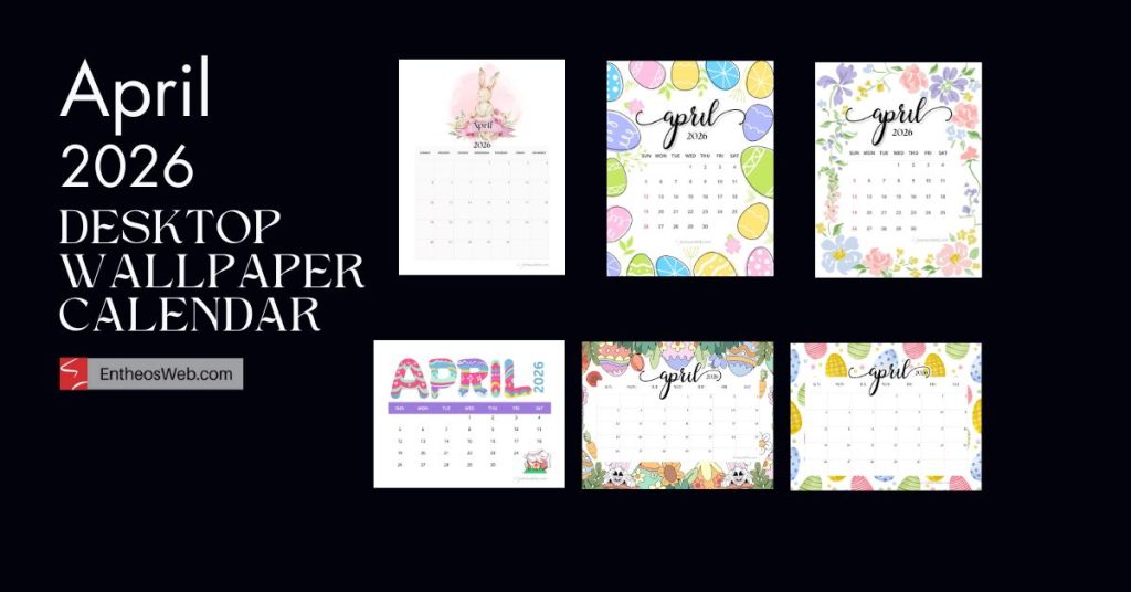 free April 2026 calendar | EntheosWeb