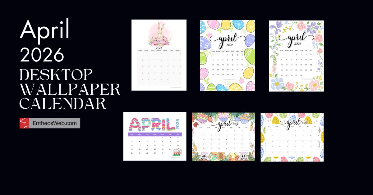 free April 2026 calendar | EntheosWeb