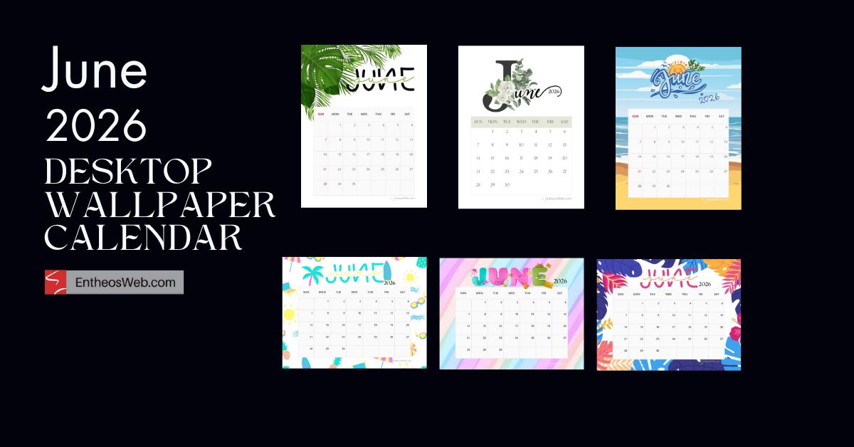 free June 2026 calendar | EntheosWeb