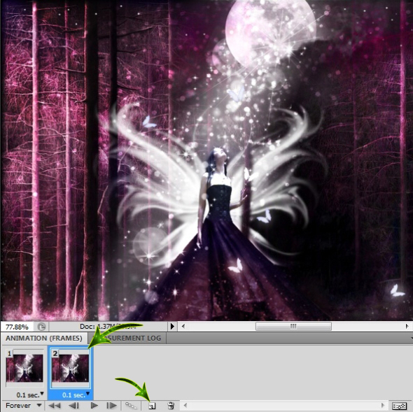 How To Create A Beautiful Animated Effect in PhotoShop | EntheosWeb